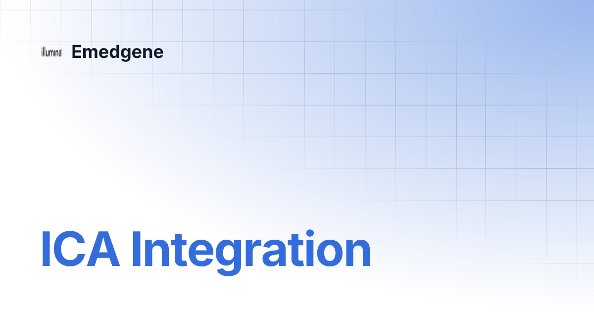 ICA Integration | Emedgene